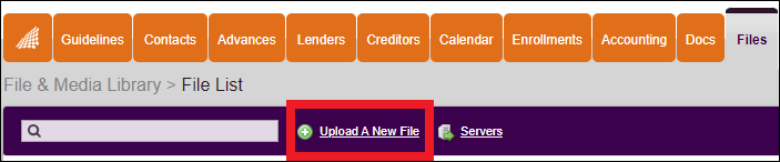 Uploading Files – Centrex Software