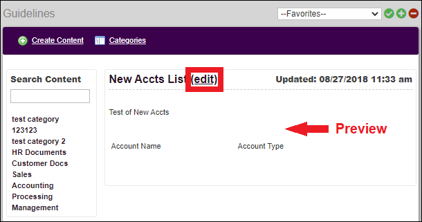 Guidelines Tab – Centrex Software