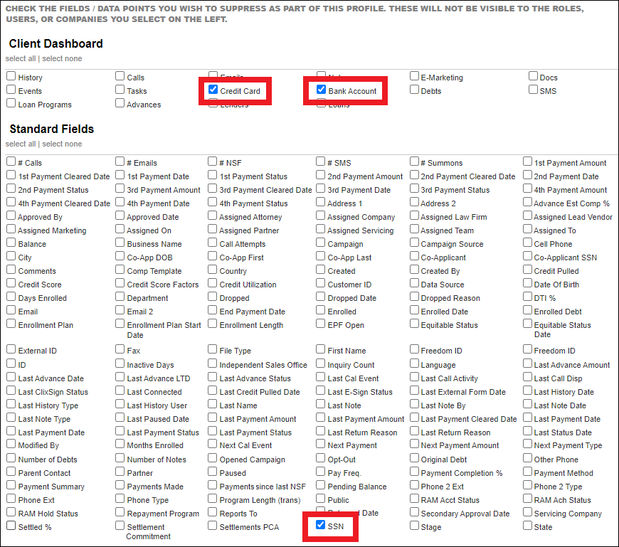 Data Suppression – Centrex Software