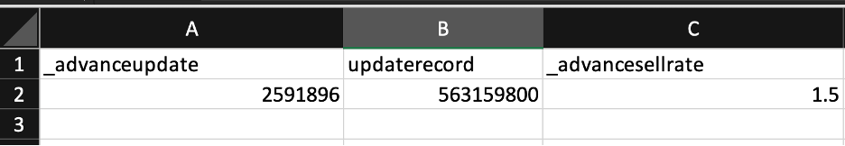 Create Or Update An Advance Through A Web Form Or Import Data Source Centrex Software